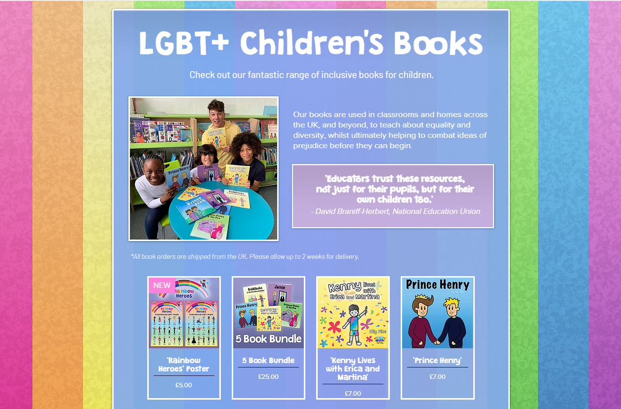 Inclusive Children's Literature - LGBT+ History Month
